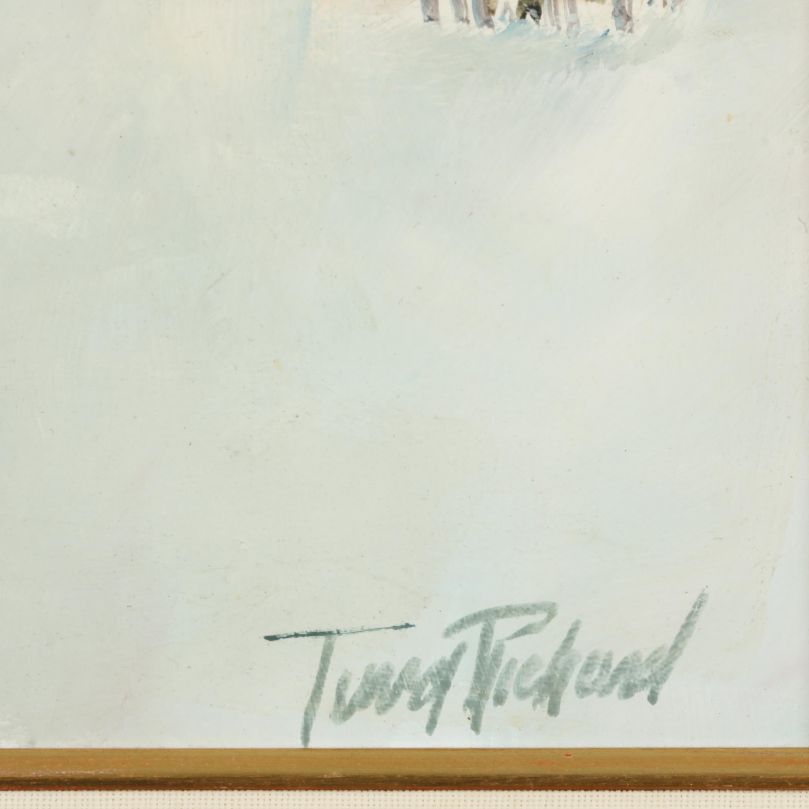 Terry Richard | A Contemporary French Street Scene | MutualArt