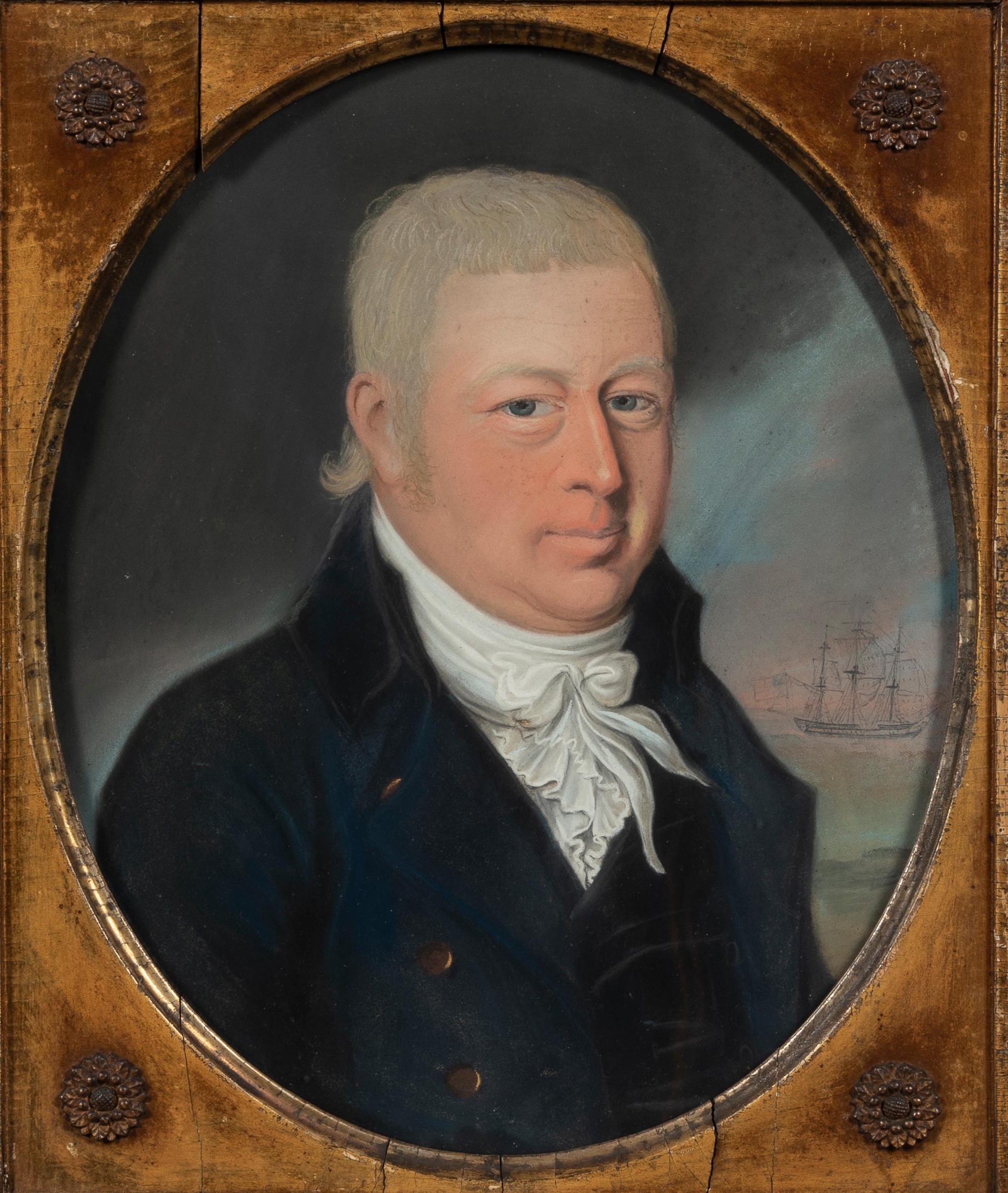 British School, 19th Century | Portrait of Captain Daniel Butler ...