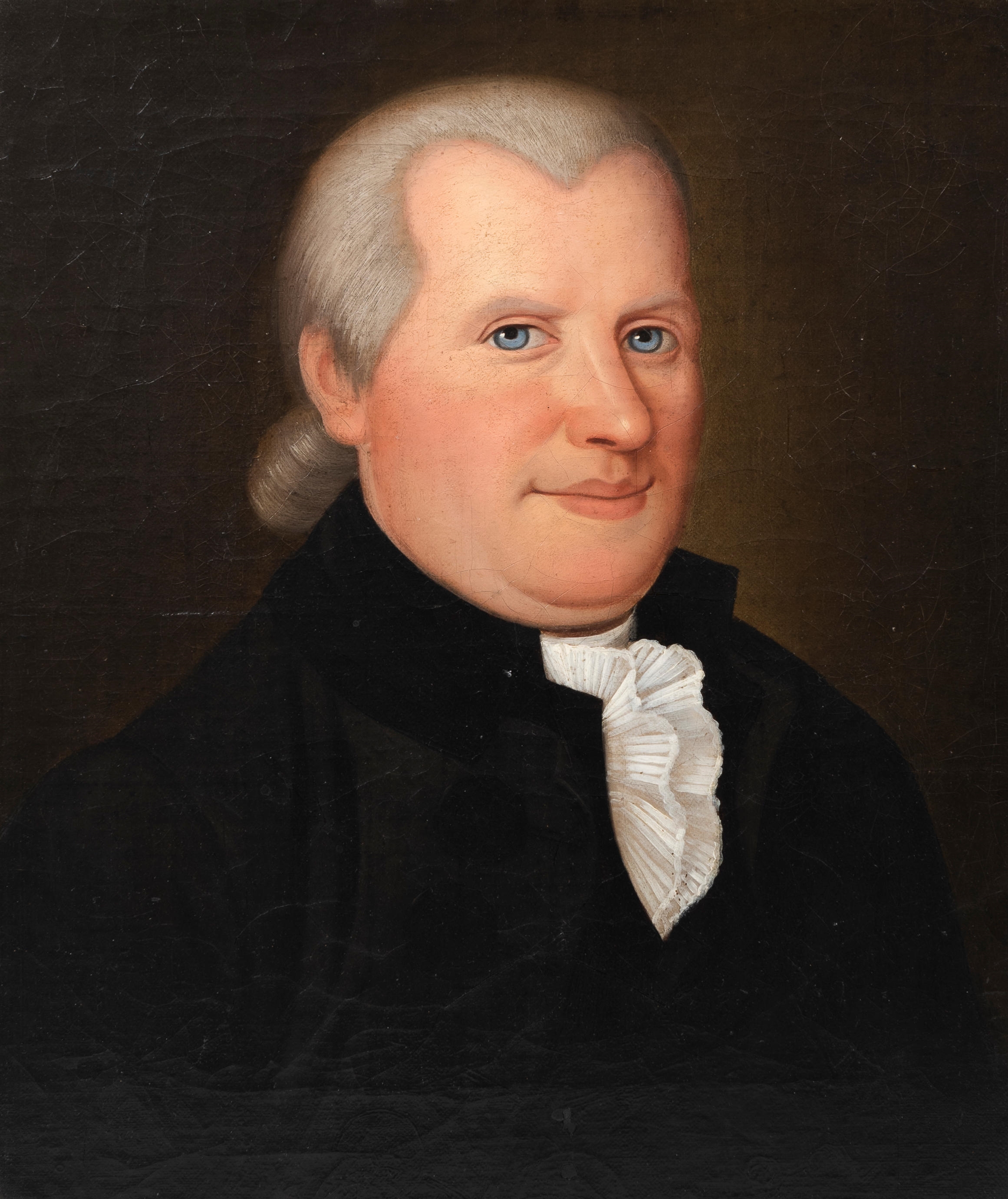 American School, 18th Century | Pair of Portraits of William Bauer and ...