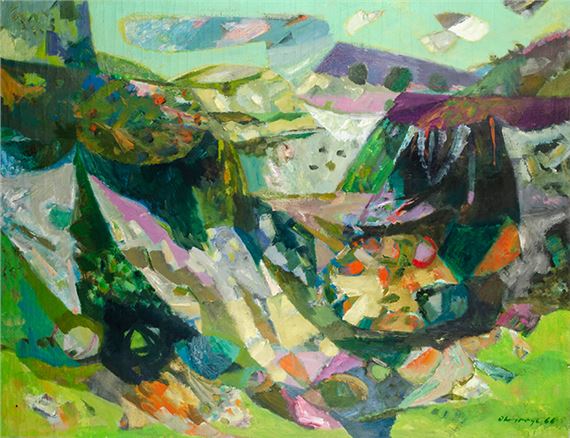 Paul Ohnsorge | Felsenlandschaft (1966) | MutualArt