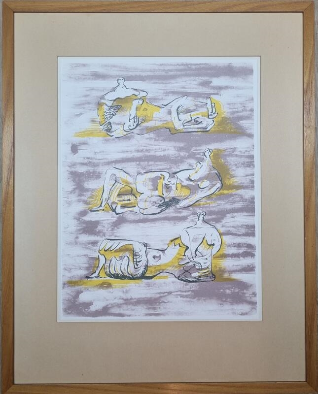 Henry Moore | Figures in Settings and Sculptural Ideas | MutualArt