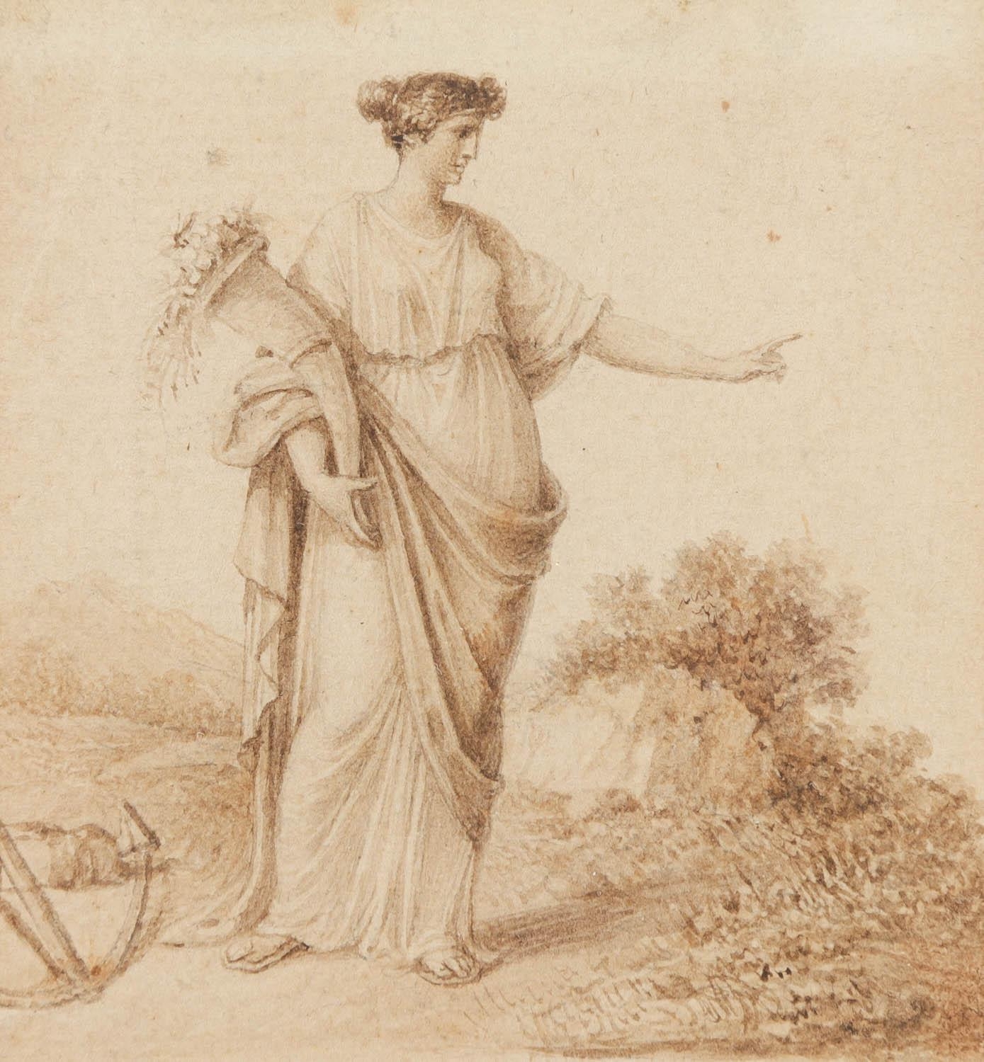 Edward Francis Burney | Study of Goddess Ceres | MutualArt
