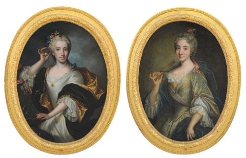 Domenico Parodi | Ritratto di gentildonna con ventaglio Ritratto di ...