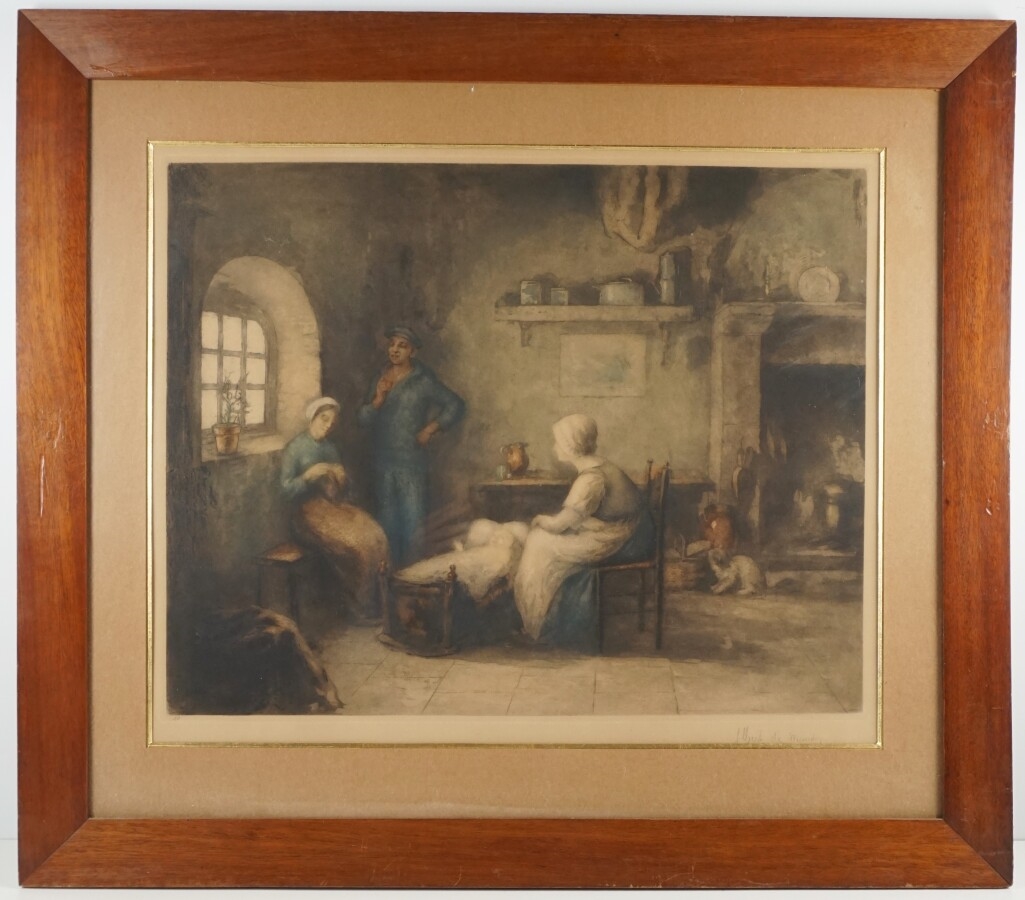 Albert de MANDY | Intérieurs paysans | MutualArt