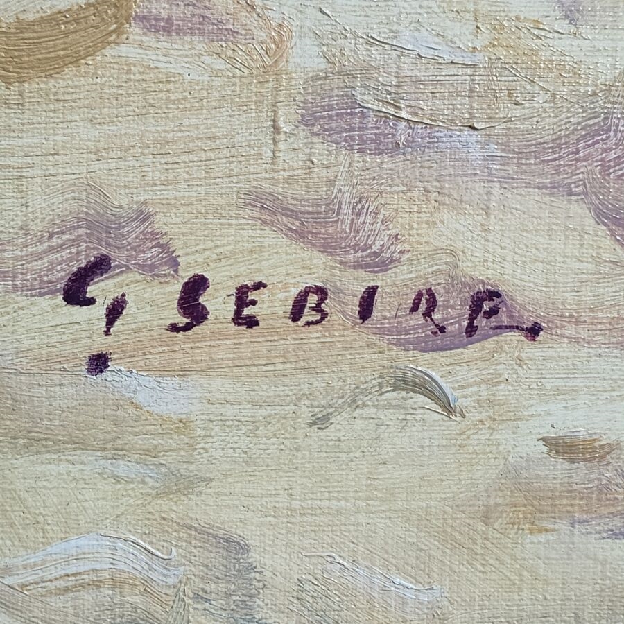 Gaston Sébire | Personnages sur la plage | MutualArt