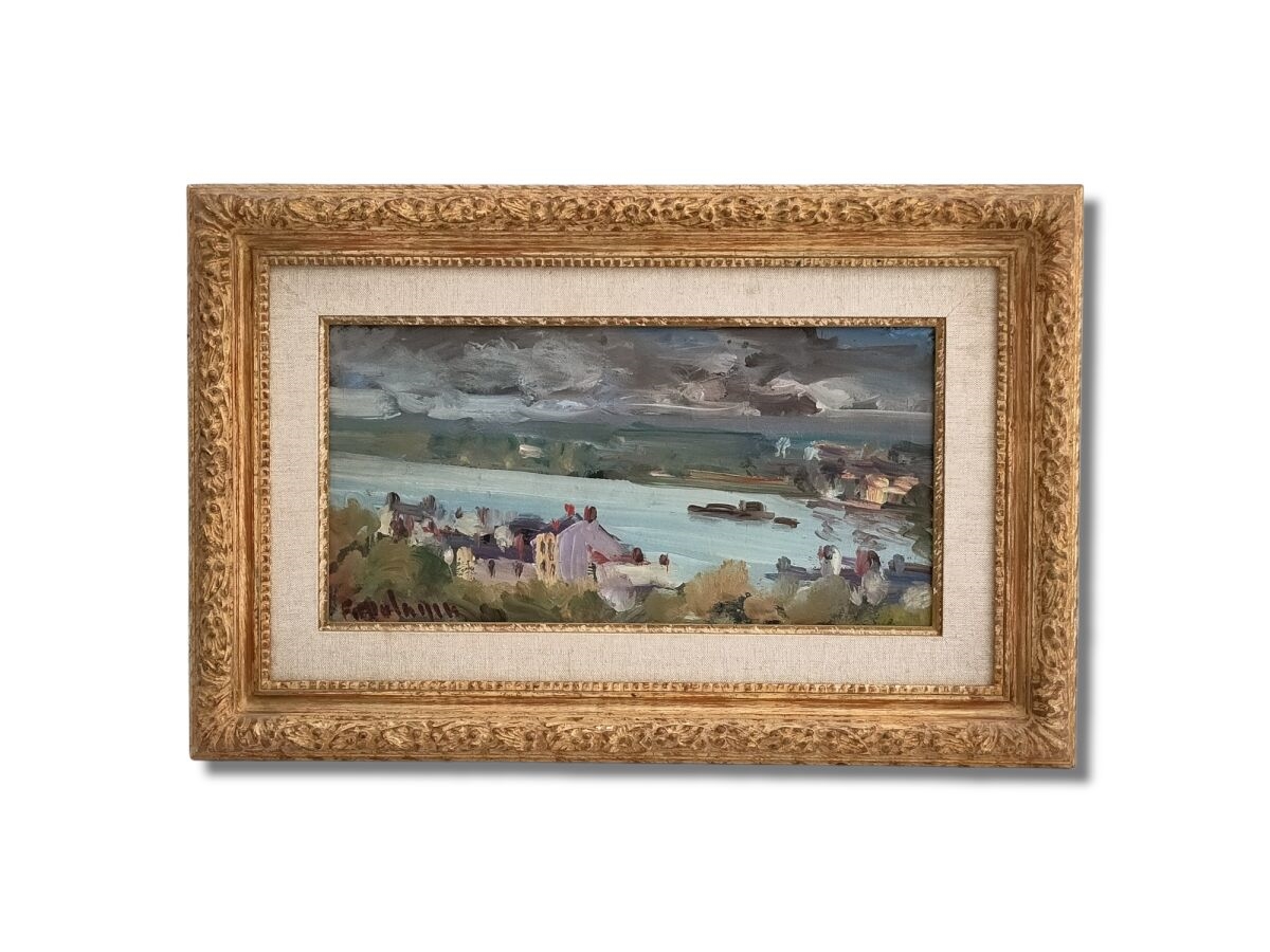 Georges Ferro-La-Grée | River landscape | MutualArt