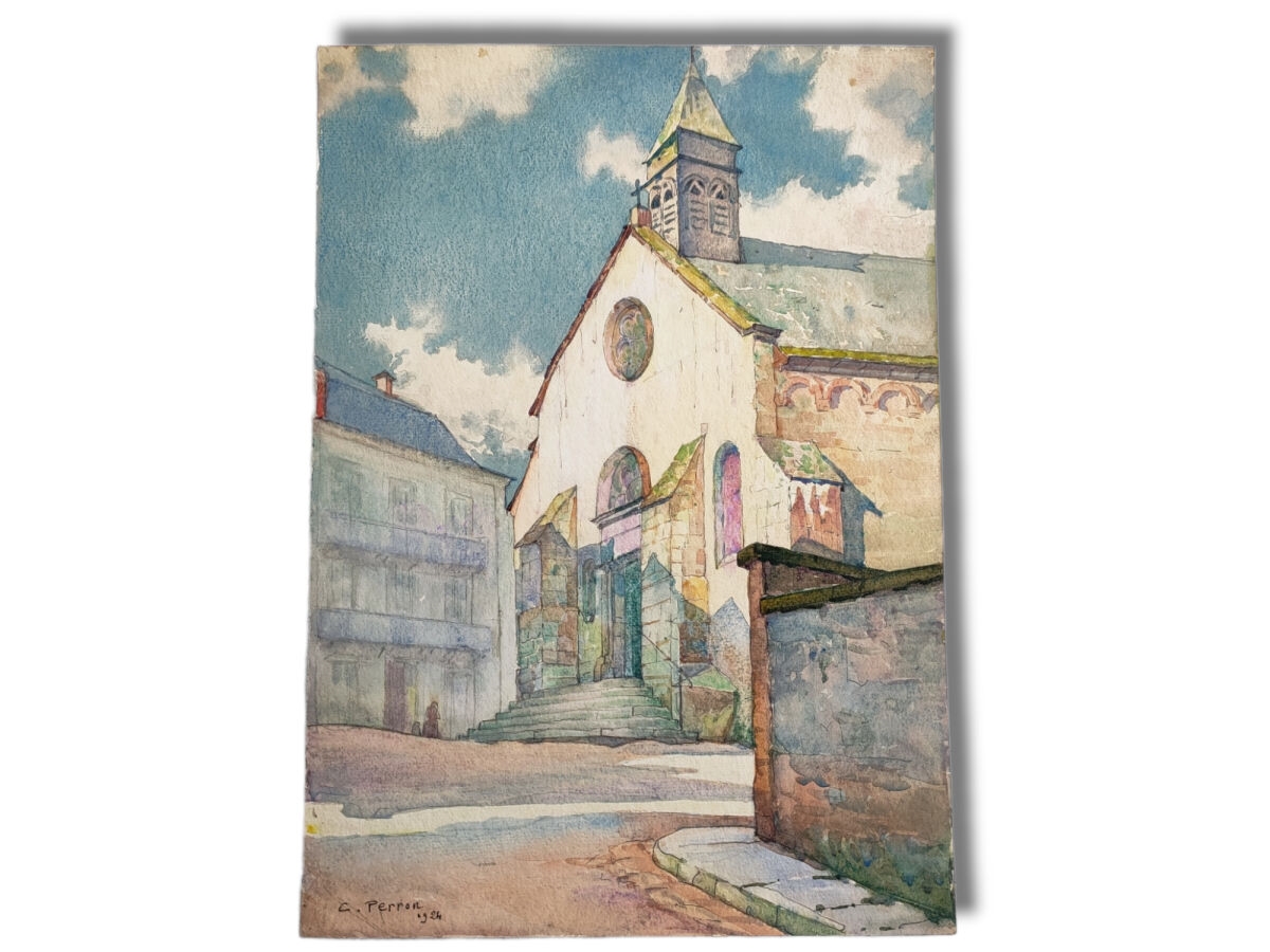 Charles Perron | Eglise Saint Blaise (1924) | MutualArt