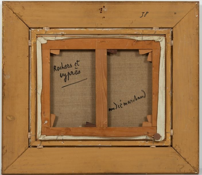 André Marchand | Rochers et cyprès. | MutualArt