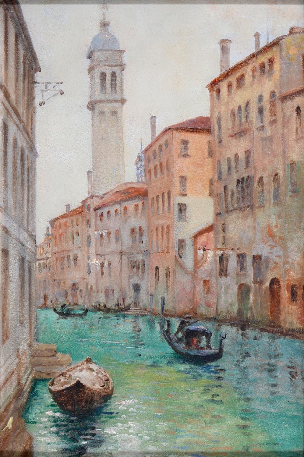 Harry Foster Newey | - A Side Canal, Venice | MutualArt