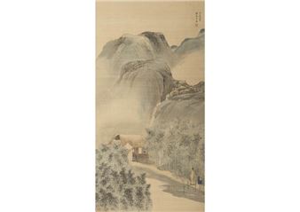 Yosa Buson | House in bamboo forest | MutualArt