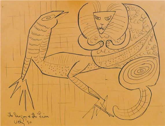 Windsor Utley | 'The Dragon & The Lion' (1950) | MutualArt