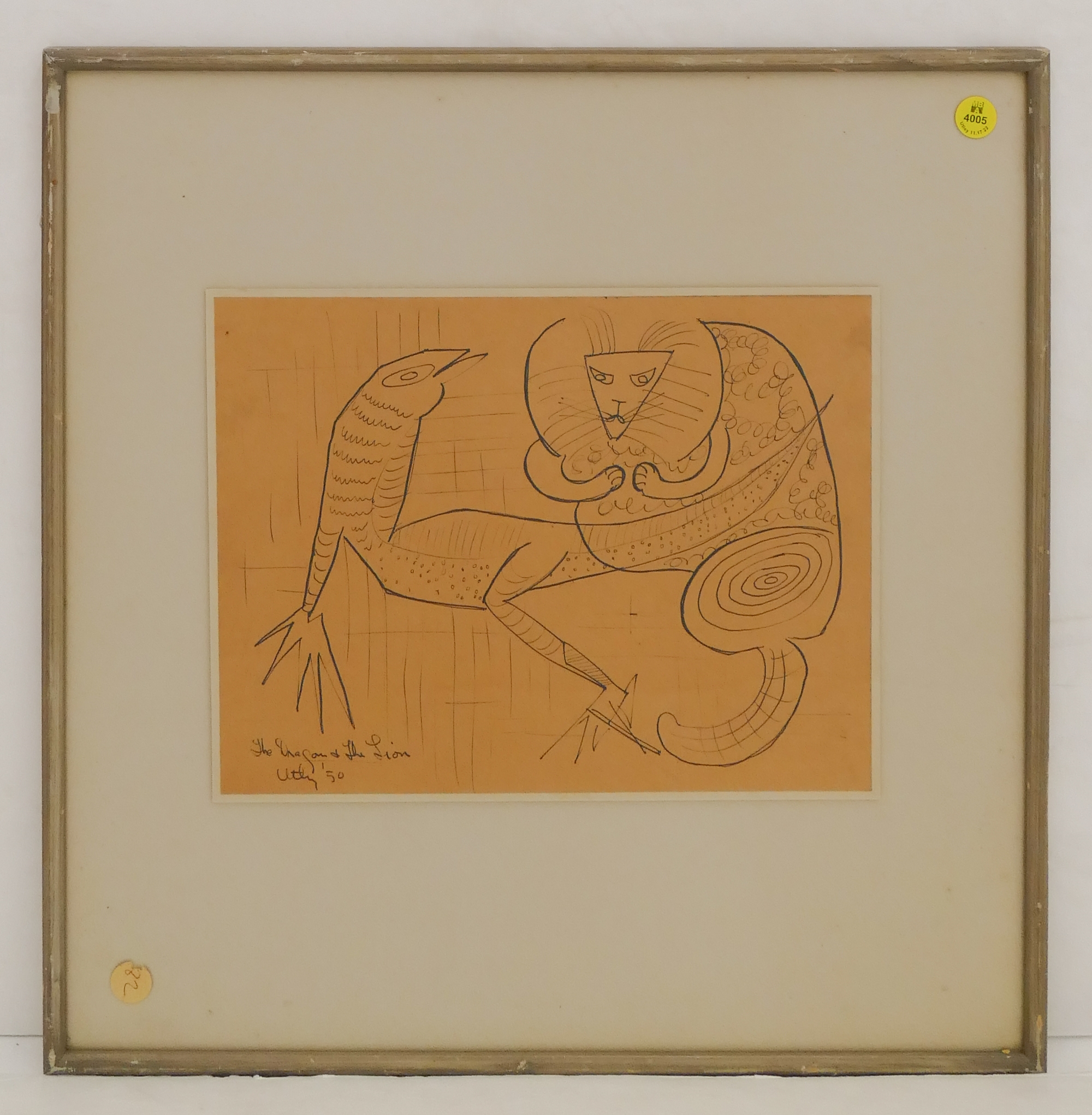 Windsor Utley | 'The Dragon & The Lion' (1950) | MutualArt