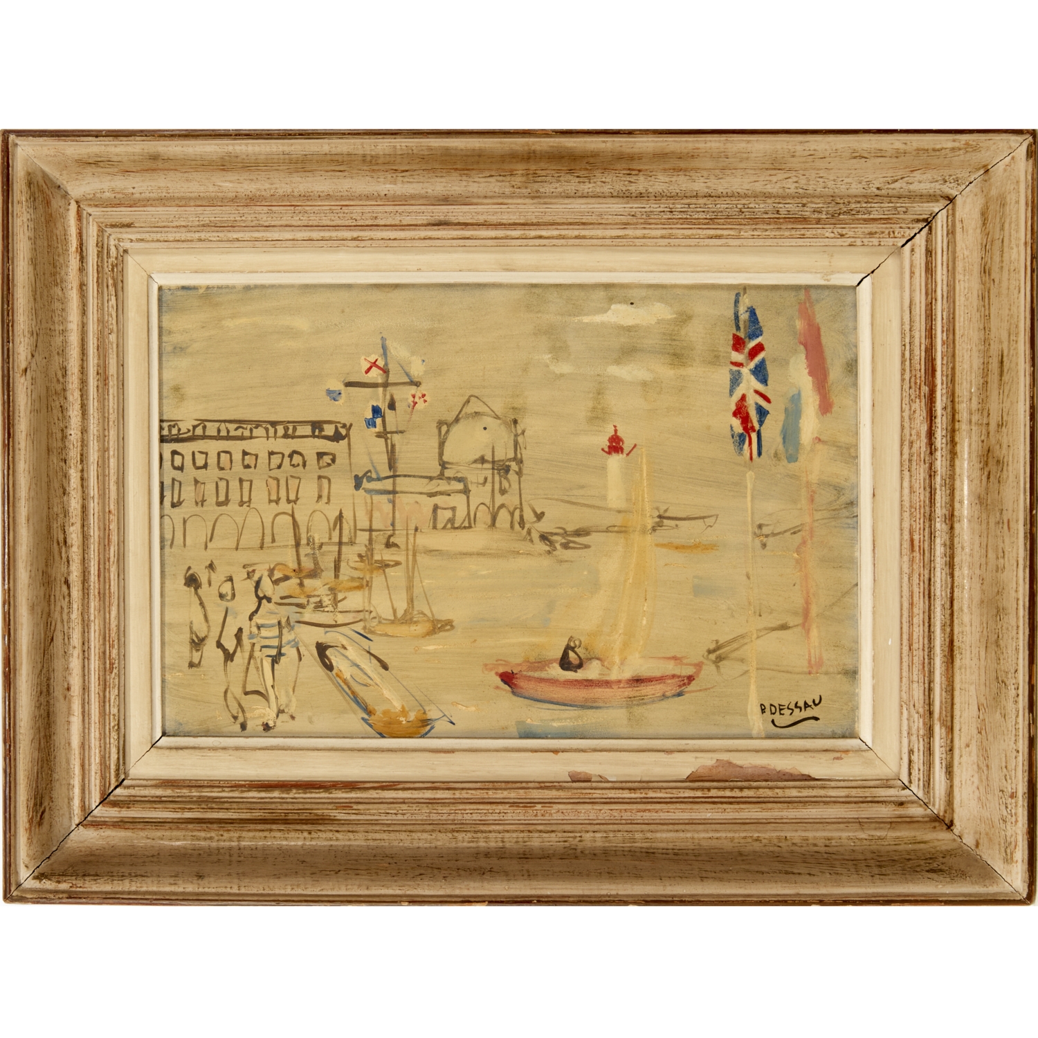 Paul Lucien Dessau | French-English boat race | MutualArt