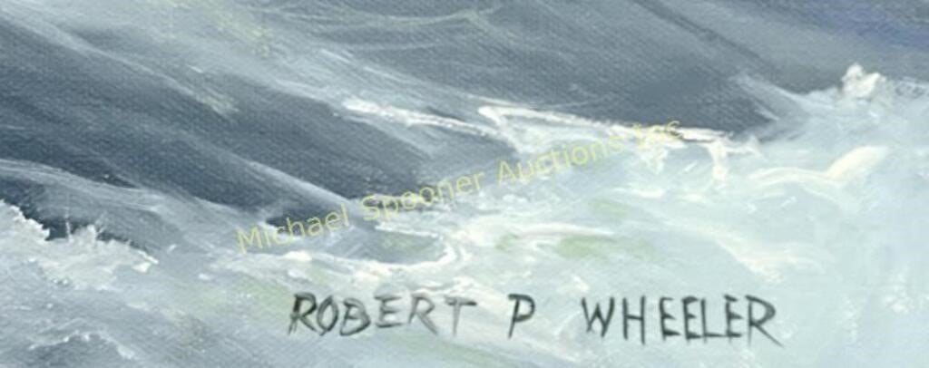 Robert P. Wheeler | UNTITLED - FULL RIGGED SHIP AT SEA | MutualArt