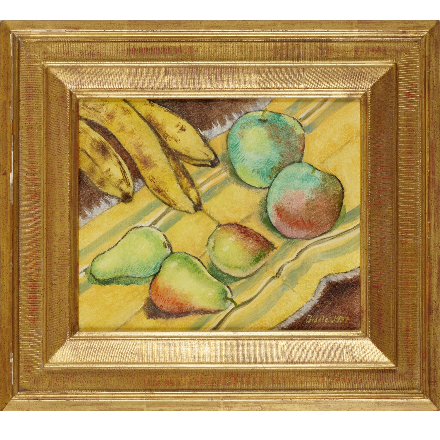 George Biddle | Still Life with Bananas and Pears (1937) | MutualArt