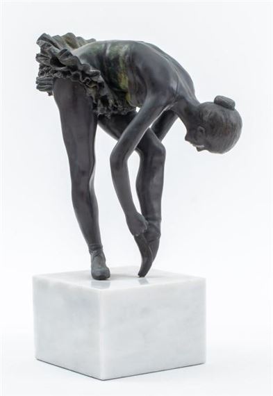 Edgar Degas | Impressionistic Bronze Ballerina Dancer Sculpture | MutualArt