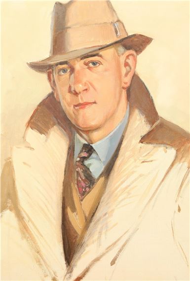 Thomas Bonar Lyon | signed 'Portrait of the late Robert W Brown' 60cm x ...