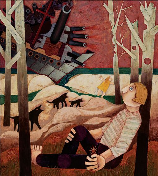 Leonard French | Intruder in the Dunes | MutualArt