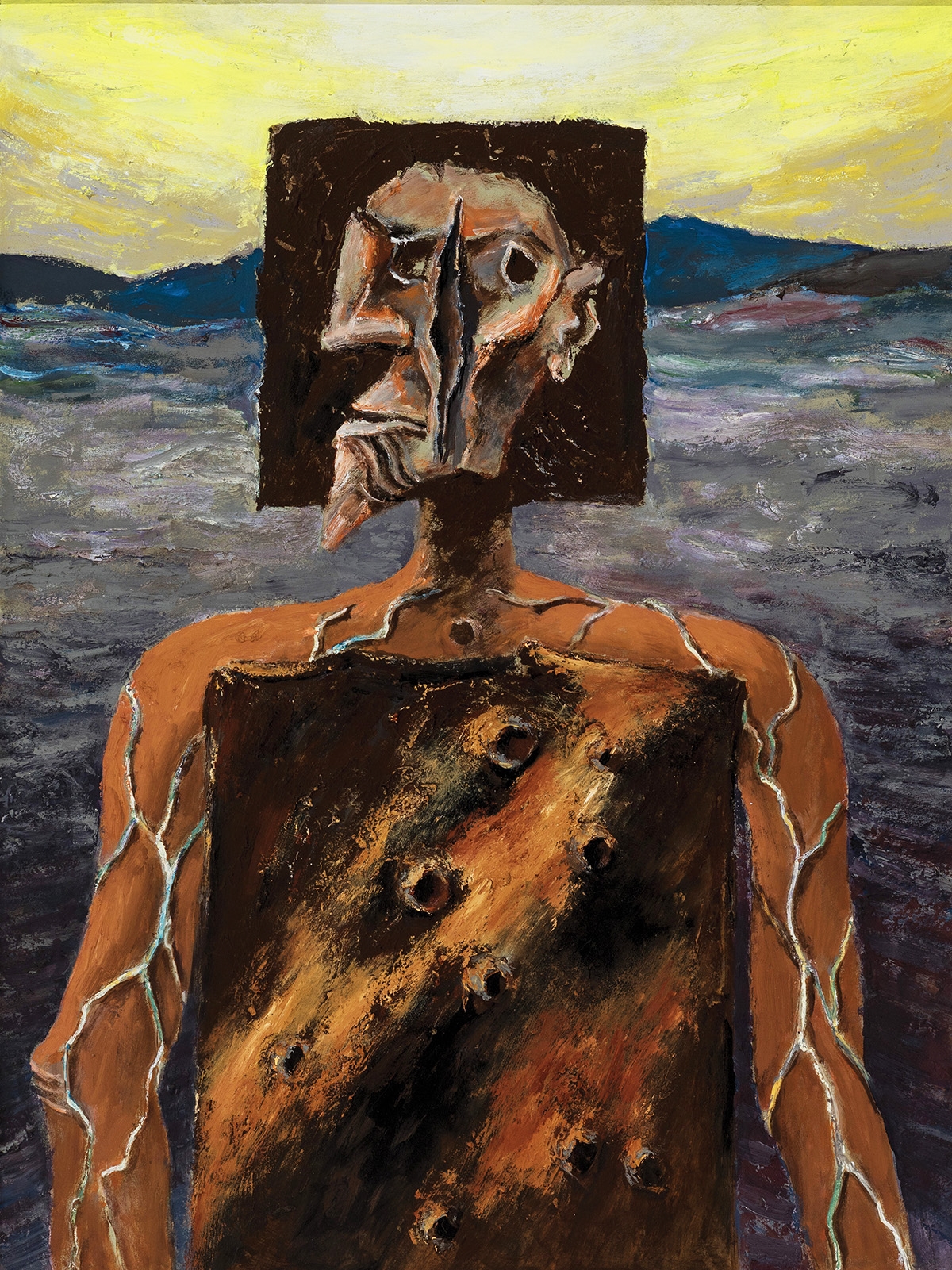 Albert Tucker | Armoured Explorer (1996) | MutualArt