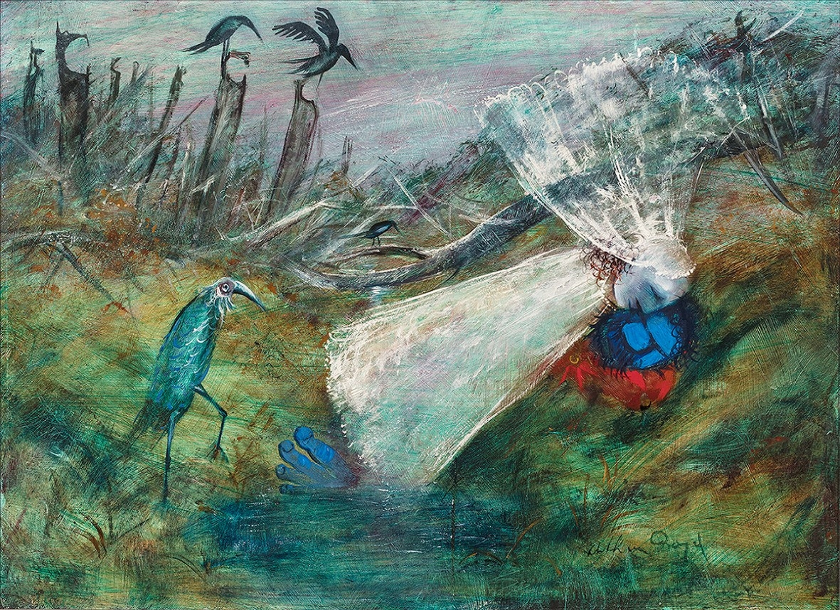 Arthur Merric Bloomfield‏ Boyd | Bride and Bridegroom by a Stream (1960 ...