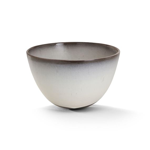 Jacques & Dani Ruelland | A grey enamelled grey clay, singing bowl ...
