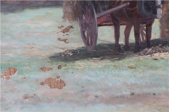 David Hamilton | dated 1888 'Harvest Time' 50cm x 40cm | MutualArt