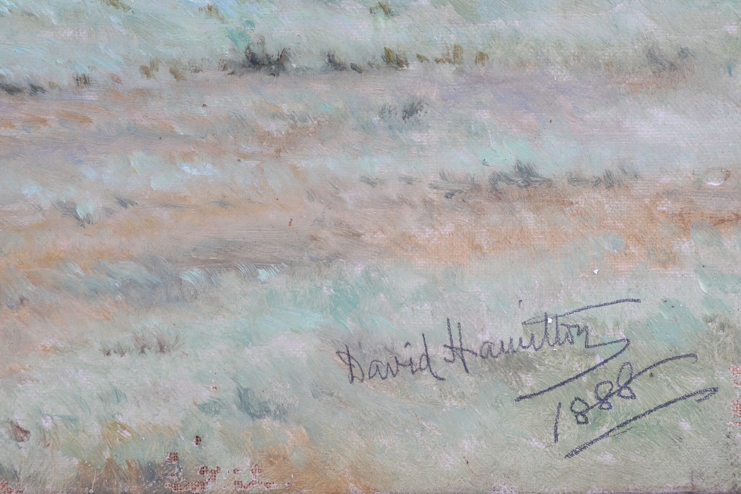 David Hamilton | dated 1888 'Harvest Time' 50cm x 40cm | MutualArt