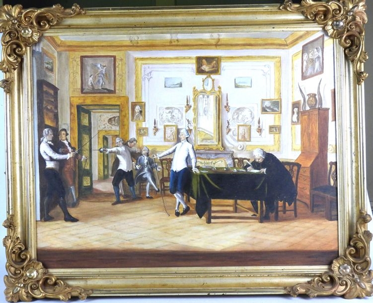 Pietro Fabris | The fencing lesson | MutualArt