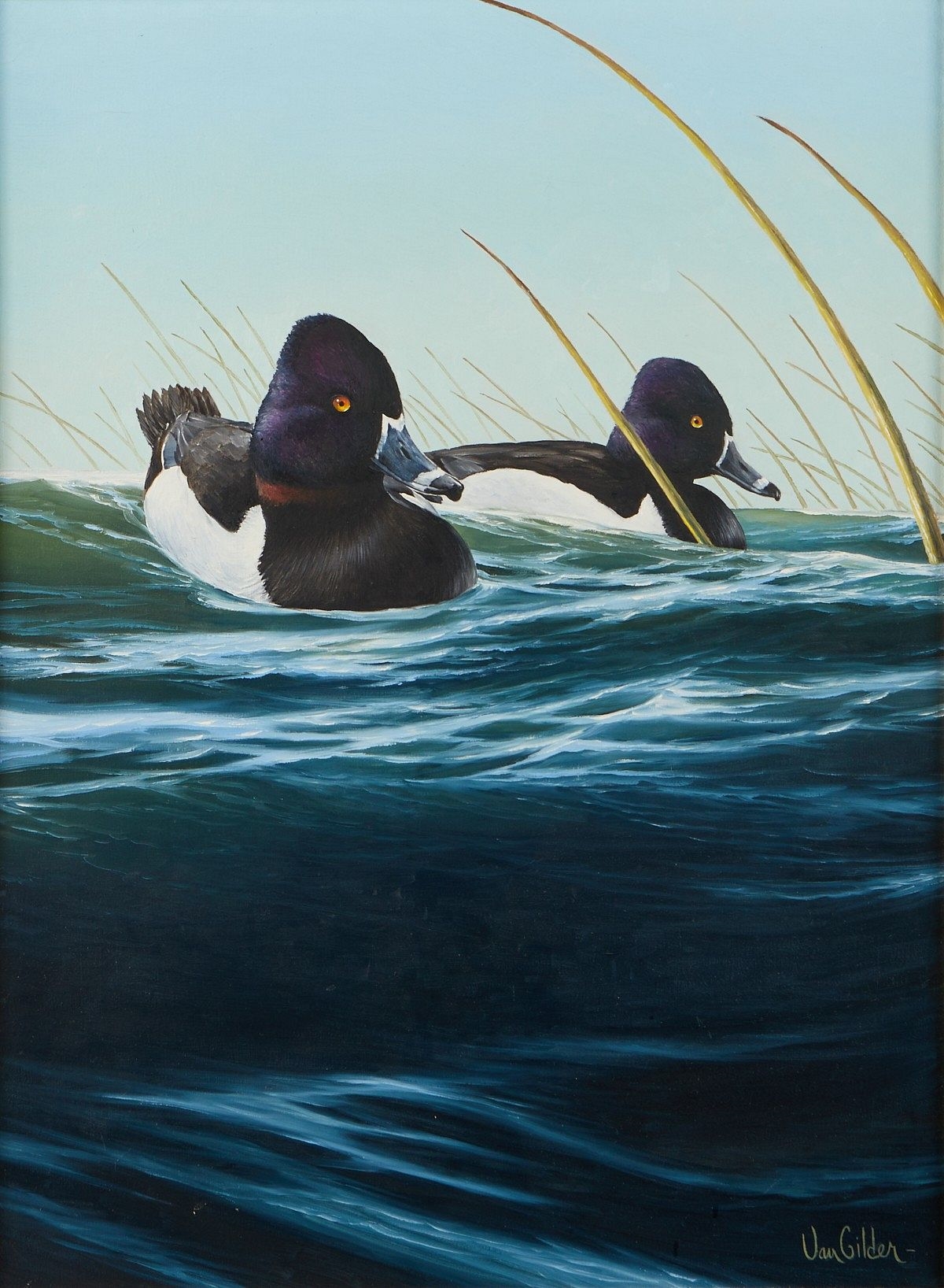 Ron Van Gilder | Ron Van Gilder Duck Painting | MutualArt