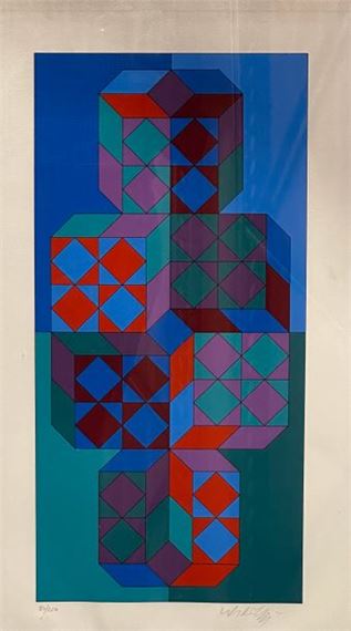 Victor Vasarely | Tri-Dim | MutualArt