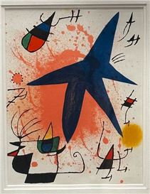 Miró Joan | The Blue Star | Compare similar artworks | MutualArt