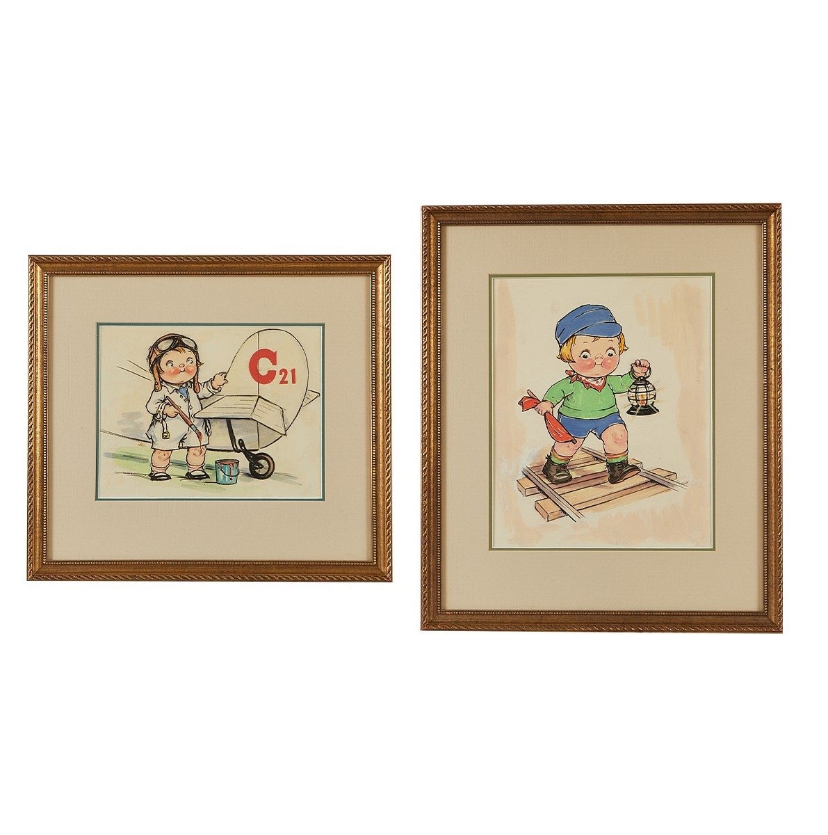 Grace Drayton | 2 Grace Drayton School Campbell's Soup Kids | MutualArt