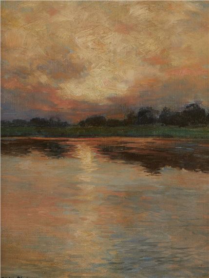 Edward Percy Moran | Edward Percy Moran Oil on Board | MutualArt