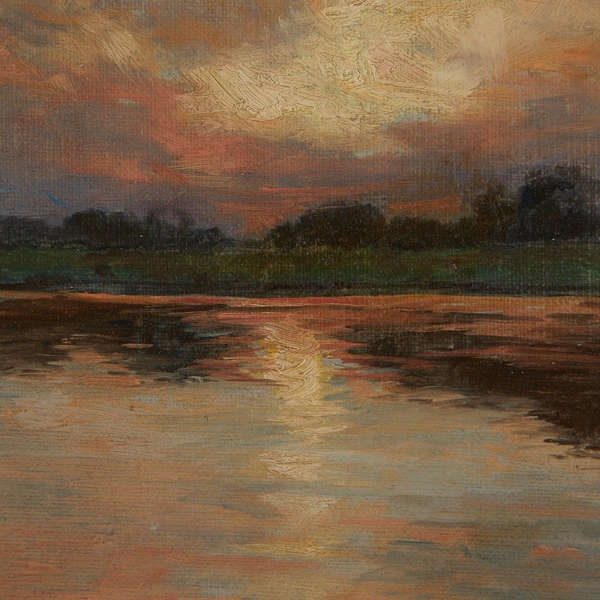 Edward Percy Moran | Edward Percy Moran Oil on Board | MutualArt