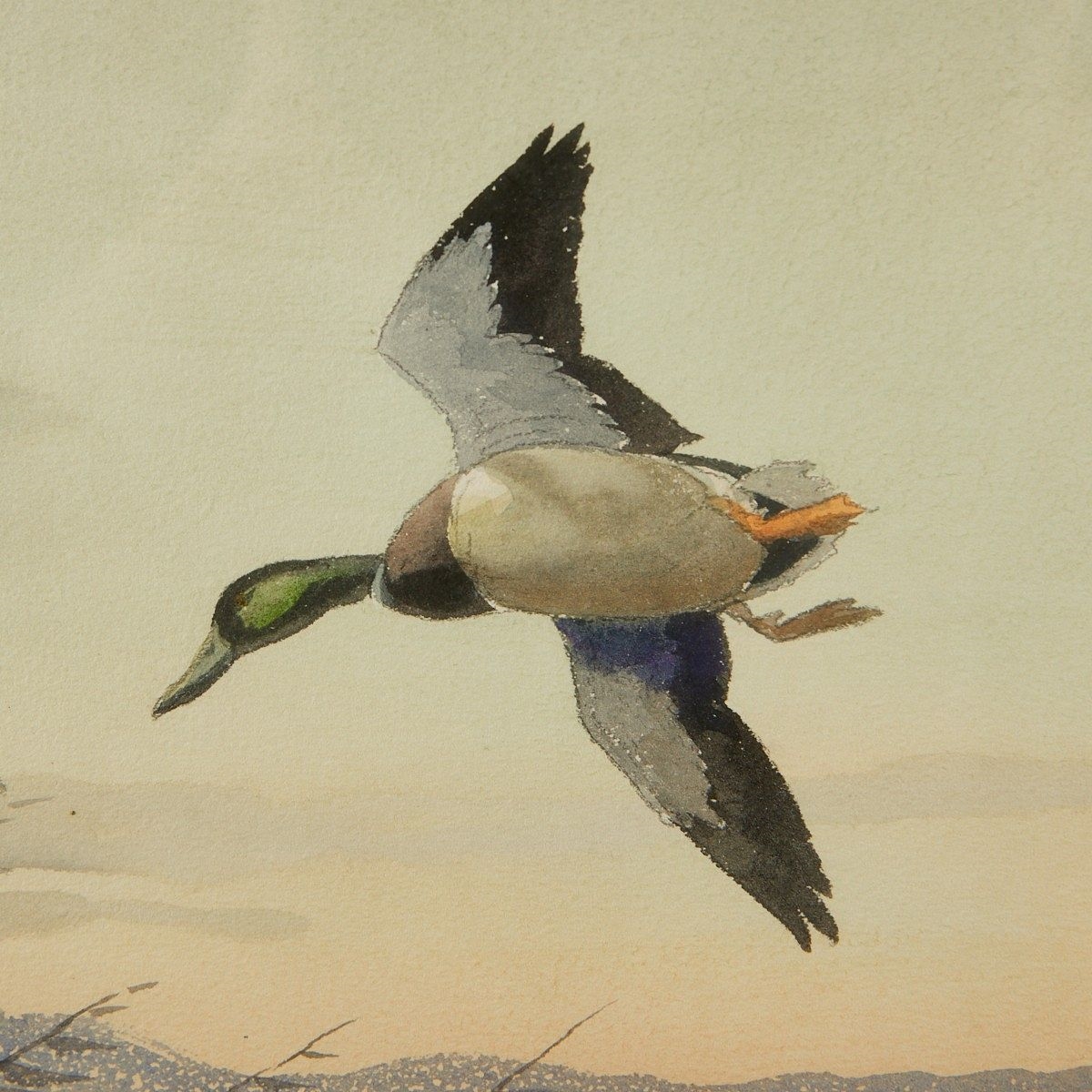 Les Kouba | Les Kouba Wildlife Painting Ducks | MutualArt