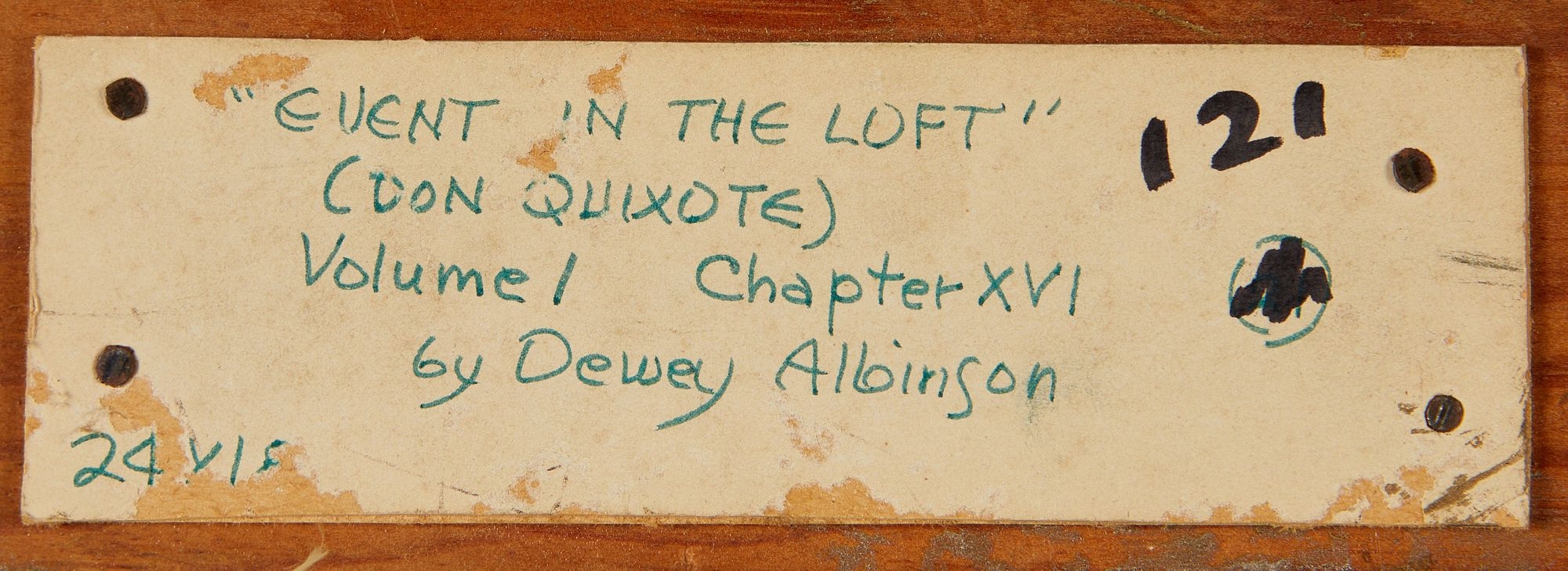 E. Dewey Albinson | Event in the Loft (Circa 1940s) | MutualArt
