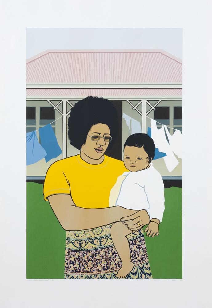 Robin White | Mere and Siulolovao, Otago Peninsula (1978) | MutualArt