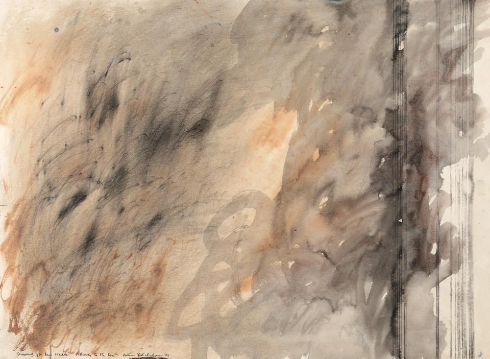 Ralph Hotere | Drawing for Ian Wedde’s ‘Pathway to the Sea’ | MutualArt