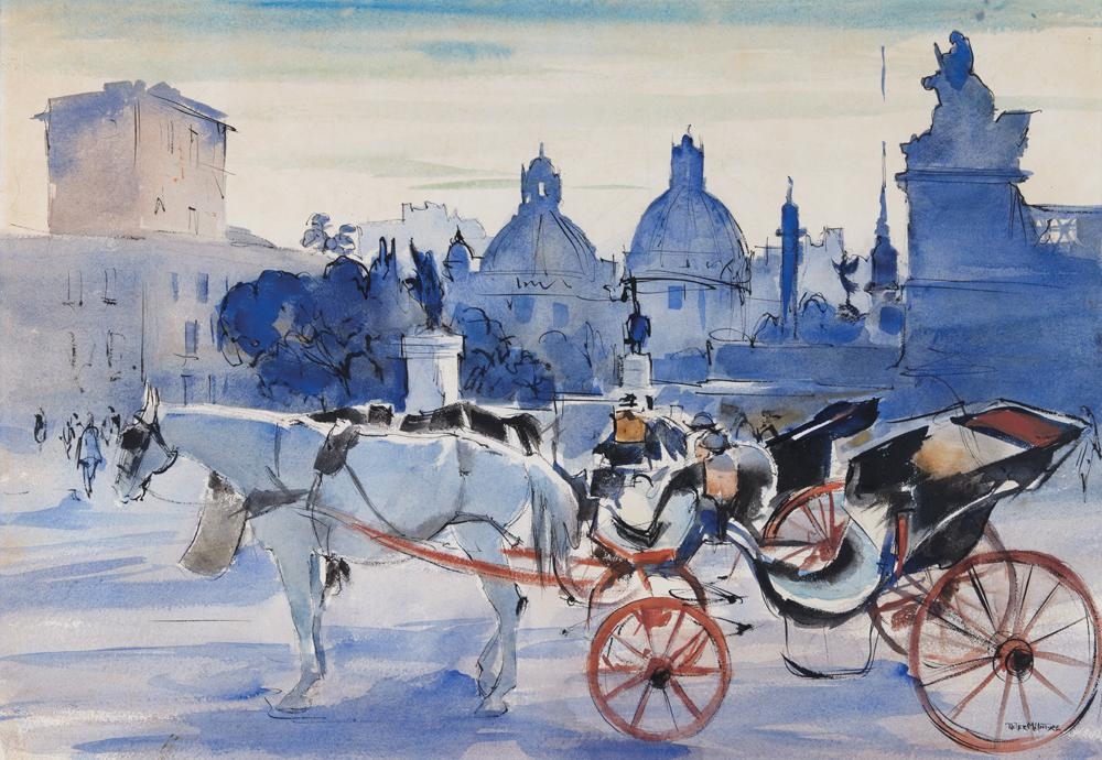 Peter McIntyre | Early Morning Rome | MutualArt