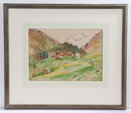 Cecil Arthur Hunt | 'Zermatt from the Matterhorn' | MutualArt
