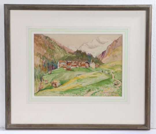 Cecil Arthur Hunt | 'Zermatt from the Matterhorn' | MutualArt