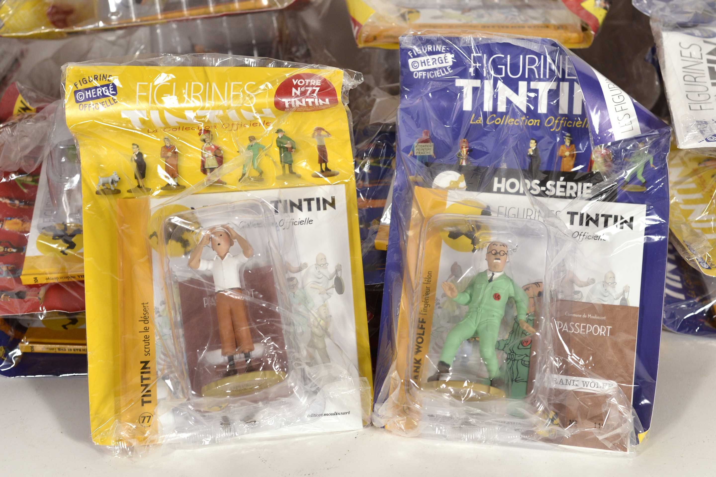 Hergé | Lot of Tintin figurines from La Collection officielle (The ...