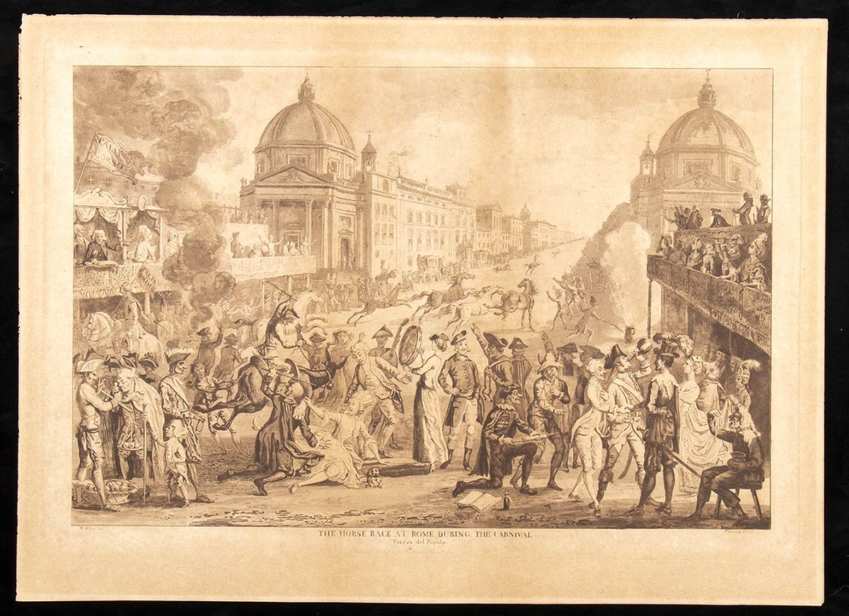 Paul Sandby | The Roman Carnival - the complete series of 4 plates ...