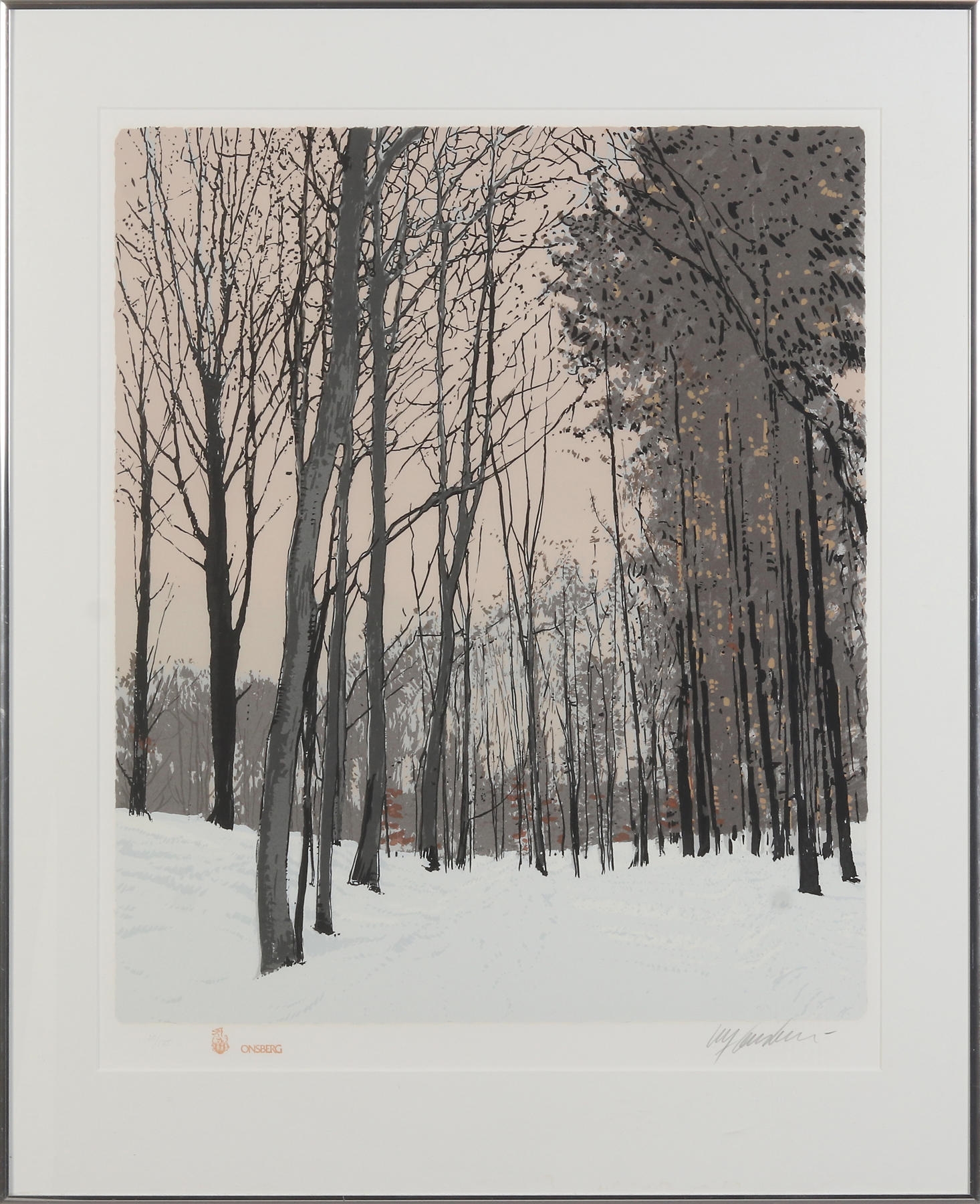 Ulf Onsberg | Vinterlandskap | MutualArt