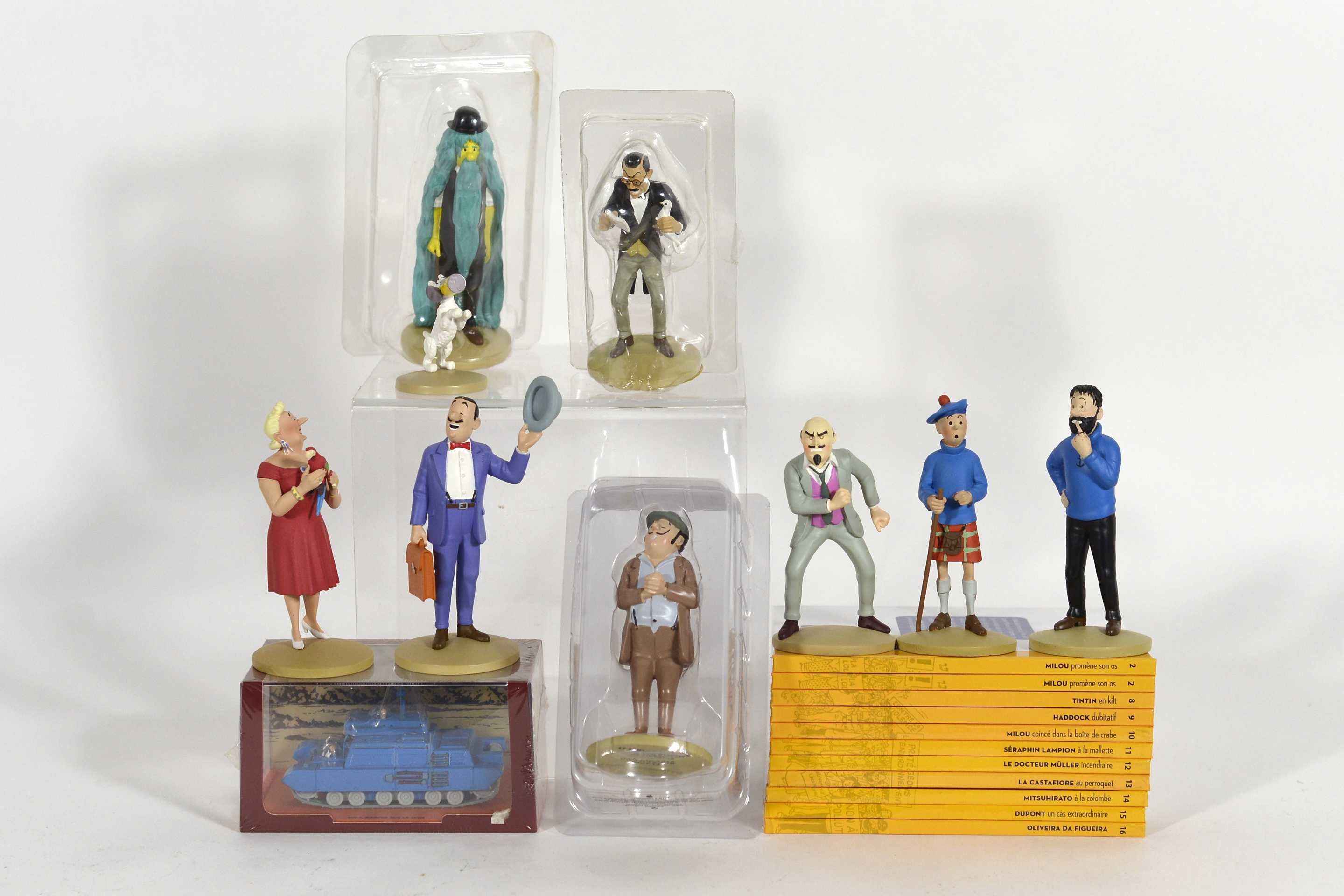 Hergé | Lot of 11 Tintin figurines from La Collection officielle and ...