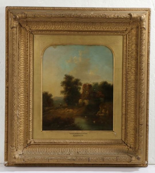 Patrick Nasmyth | 1831) 'Lane at Dedham (1829) | MutualArt