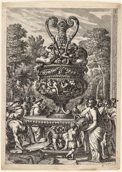 Jean Lepautre | Monumental vase decorated with marine deities (1751 ...