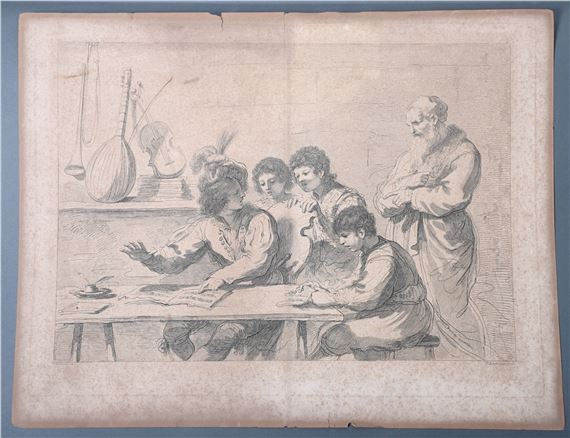 Il Guercino | Francesco Bartolozzi Etching after Guercino | MutualArt