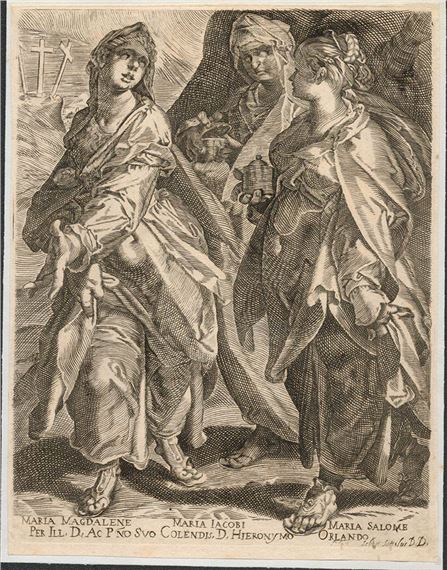Bartholomeus Spranger | The Three Marys at the Tomb | MutualArt