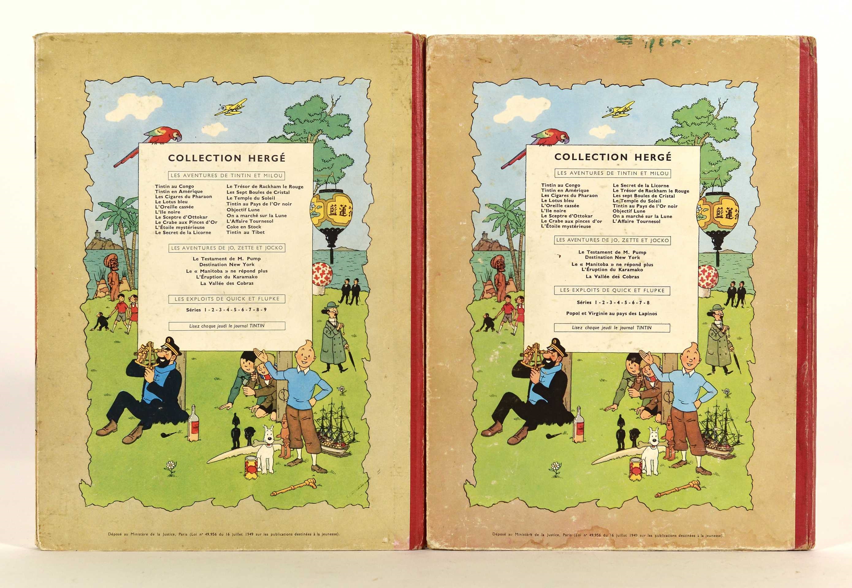 Hergé | Vintage Tintin album collection - 1950-60's | MutualArt